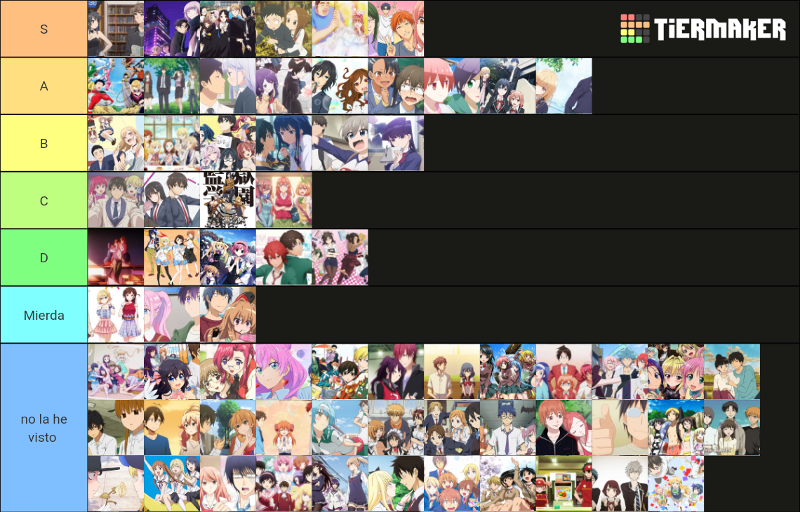 RomCom Anime 2023 Tier List (Community Rankings) - TierMaker