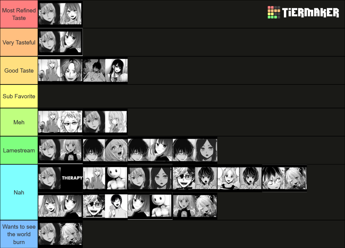 Oshi No Ko Ships Tier List (Community Rankings) - TierMaker