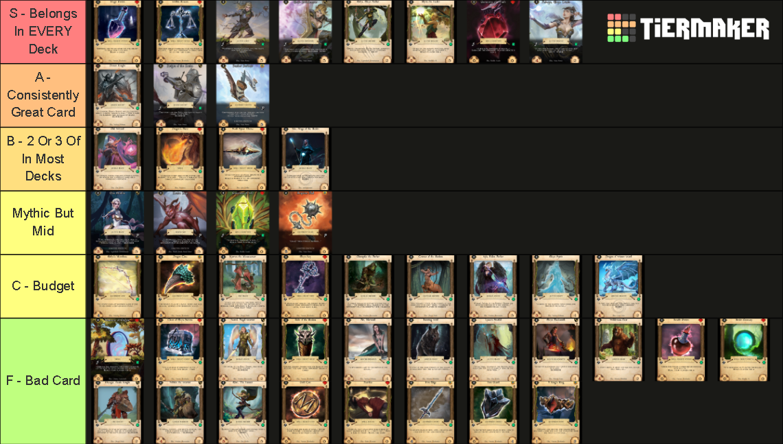 Mythrel TCG 3 - 4 Cost Cards Tier List (Community Rankings) - TierMaker