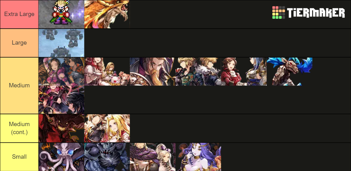 WotV FF6 2023 ToR Bonus VCs Tier List (Community Rankings) - TierMaker