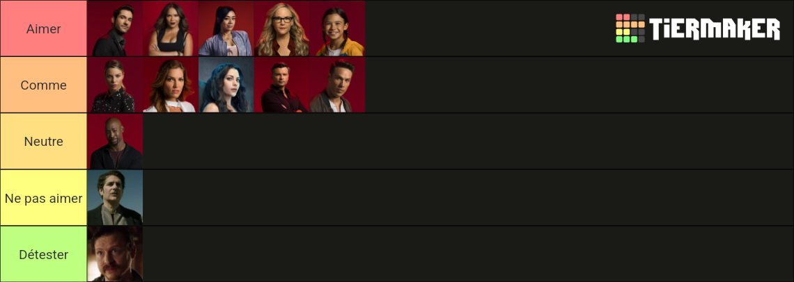 Lucifer Characters Tier List (Community Rankings) - TierMaker