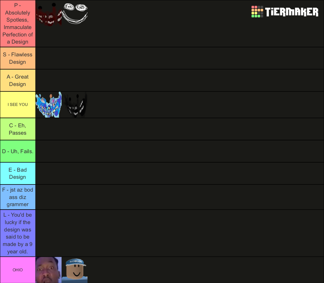 Rooms Concept Ideas Entities (More Entiters) Tier List (Community ...