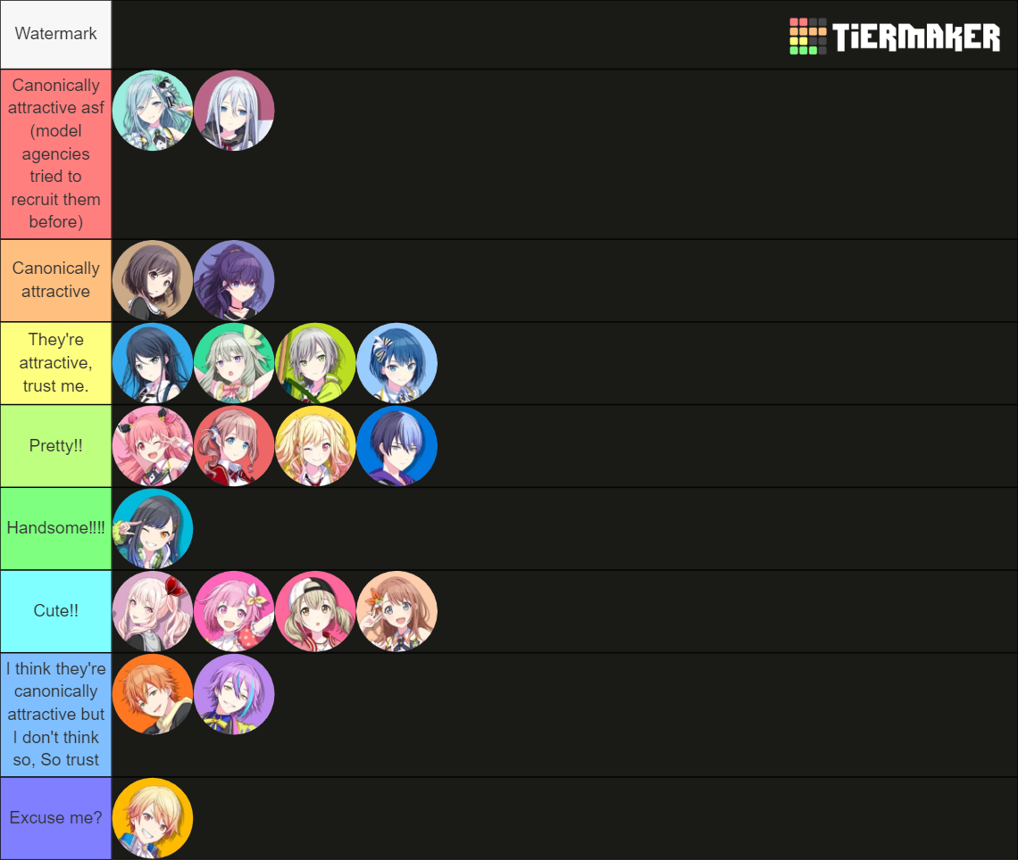project sekai characters Tier List (Community Rankings) - TierMaker