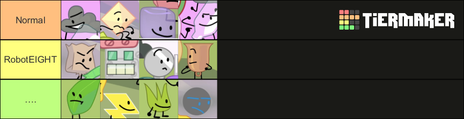Totally normal object show Tier List (Community Rankings) - TierMaker