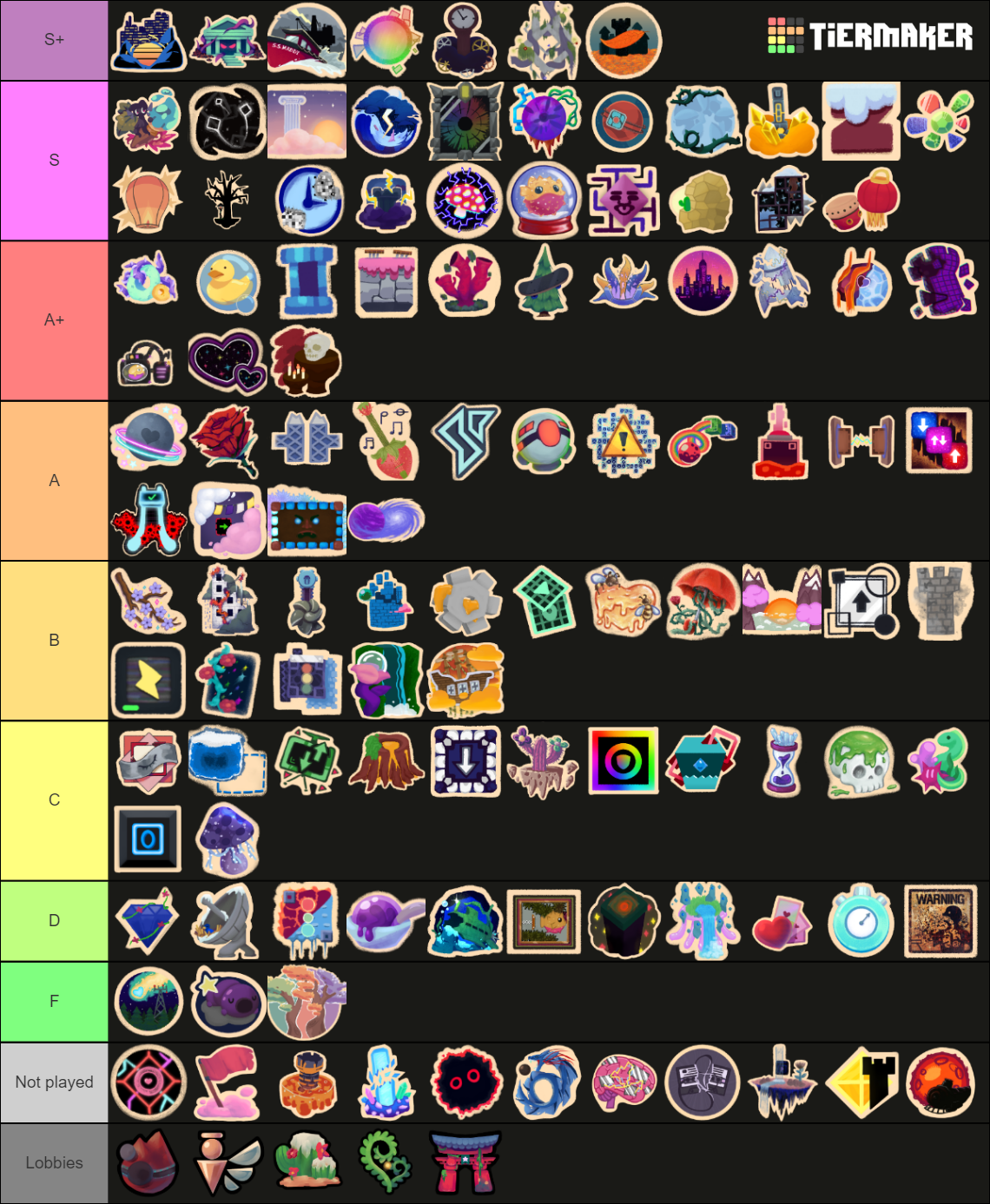 Celeste Strawberry Jam Collab Maps (v1.0.2) Tier List (Community ...