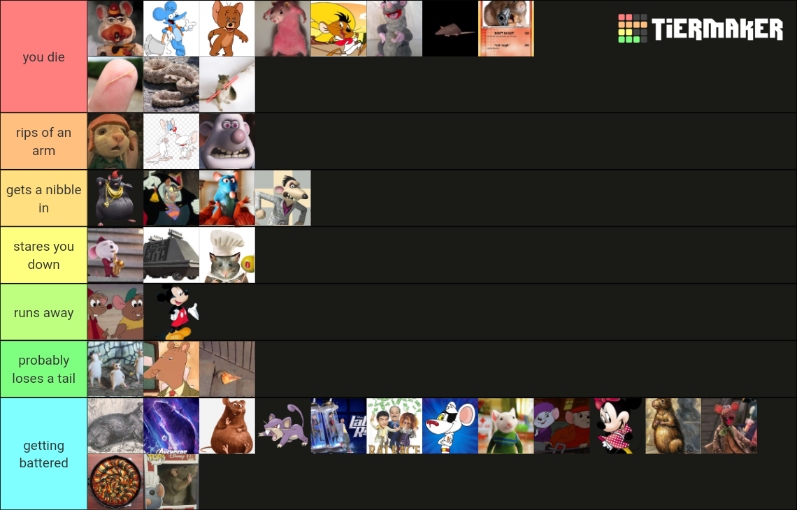 Rat-tle Royale Tier List (Community Rankings) - TierMaker