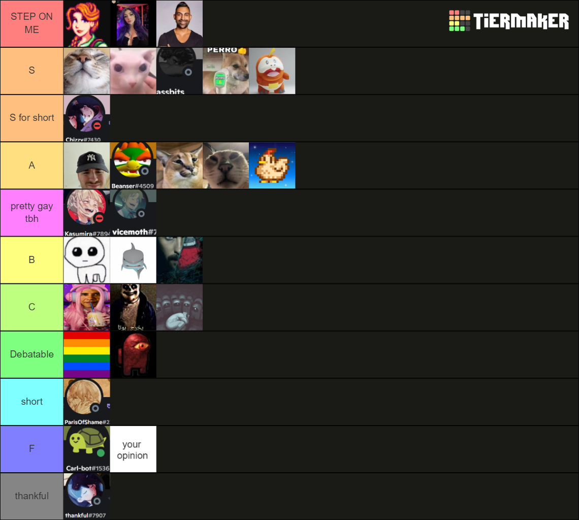 everything Tier List (Community Rankings) - TierMaker