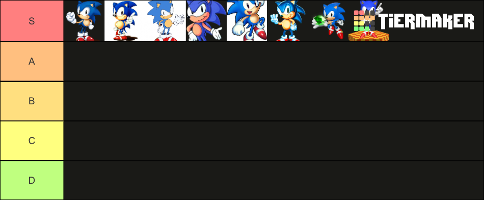 Classic Sonic Designs Tier List (Community Rankings) - TierMaker