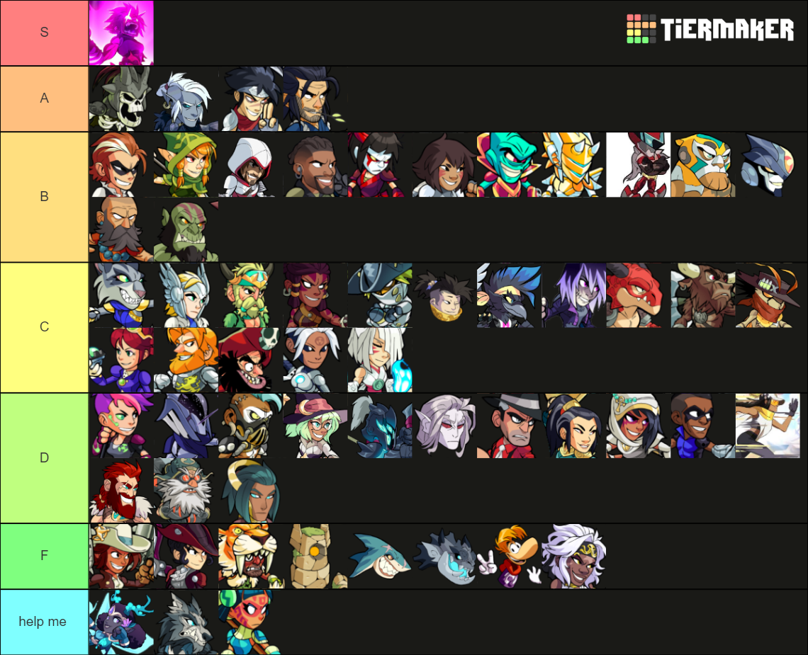brawlhalla legends patch 7.09 (with red raptor) Tier List (Community ...