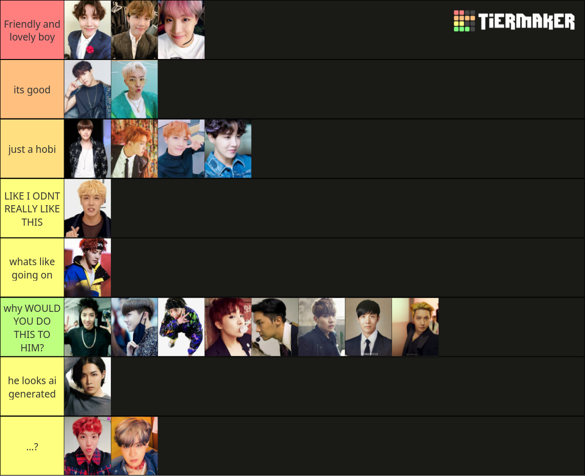 Hobi hair Tier List (Community Rankings) - TierMaker