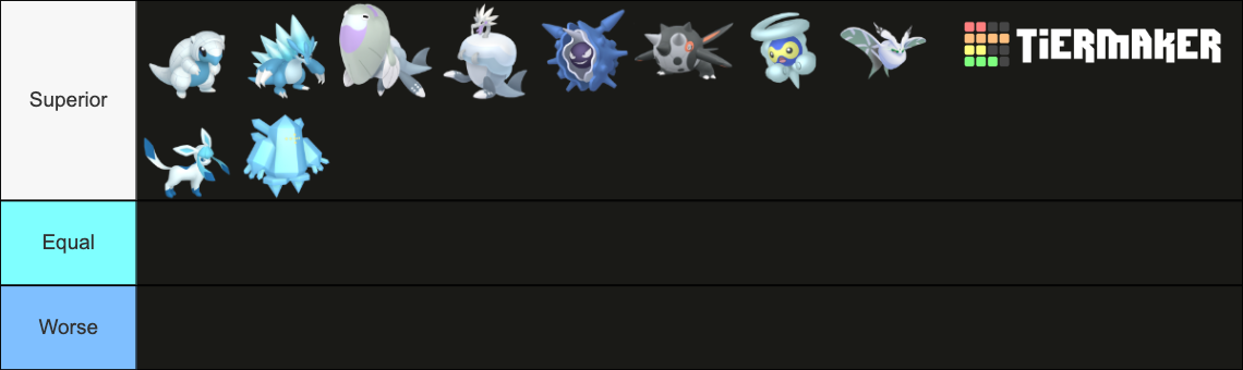 All Shiny Ice Type Pokemon (Gen 1-Gen 9, May 2023) Tier List (Community ...