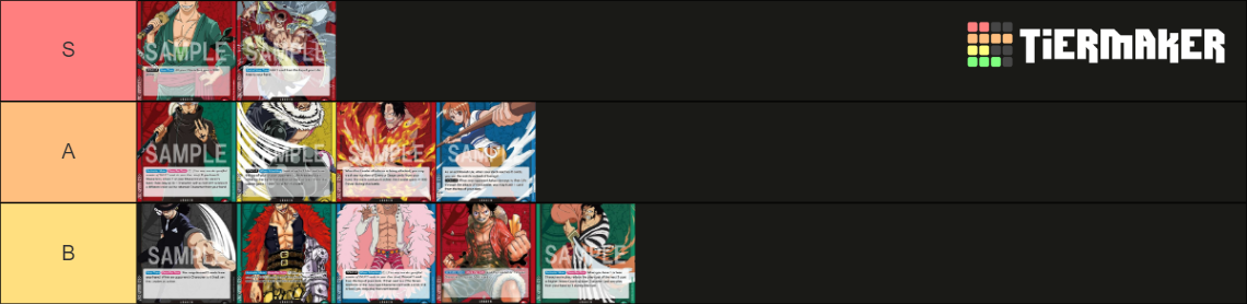 ONE PIECE CARD GAME Leaders Tier List (Community Rankings) - TierMaker
