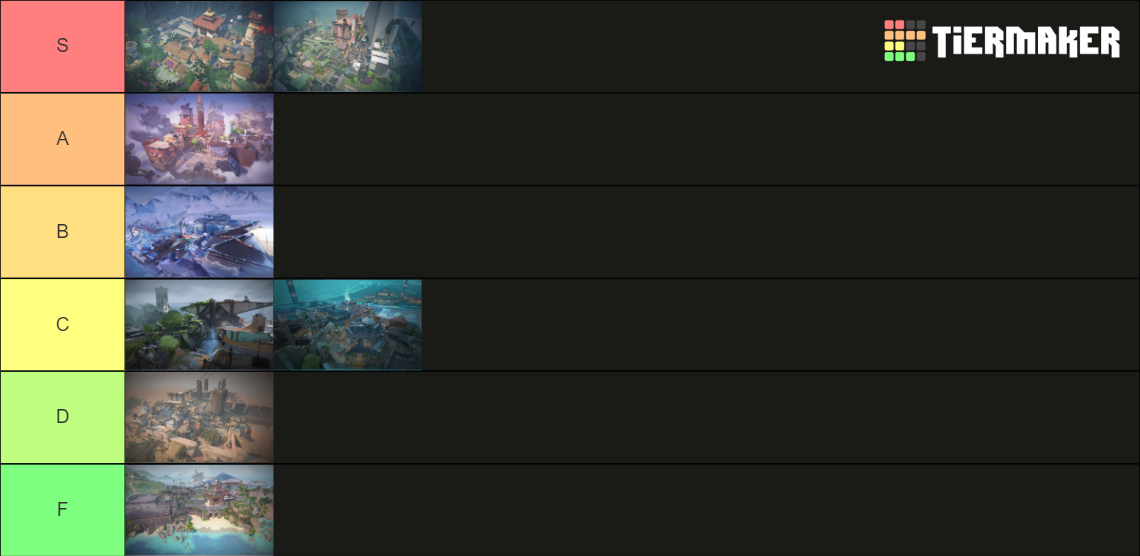 Valorant Maps (Including Pearl) Tier List (Community Rankings) - TierMaker