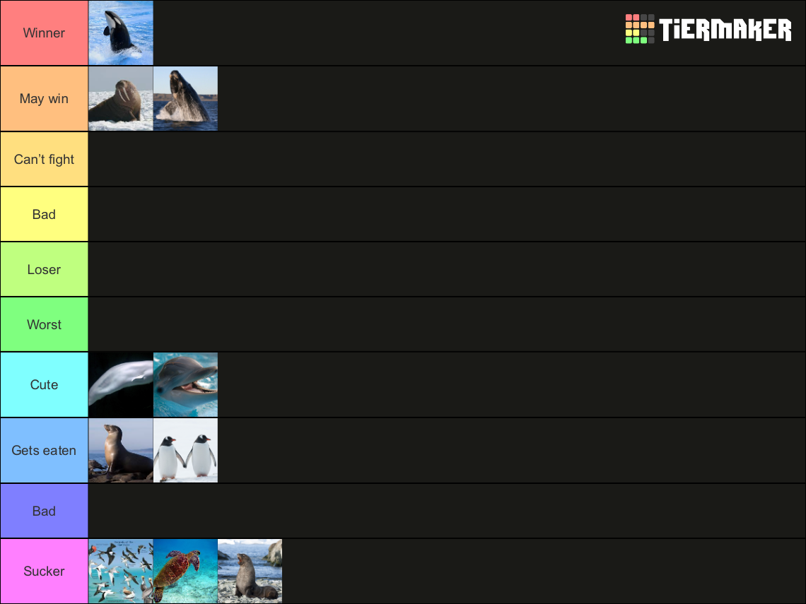 Seaworld battle Tier List (Community Rankings) - TierMaker