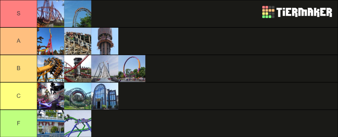 Six Flags Tier List (Community Rankings) - TierMaker