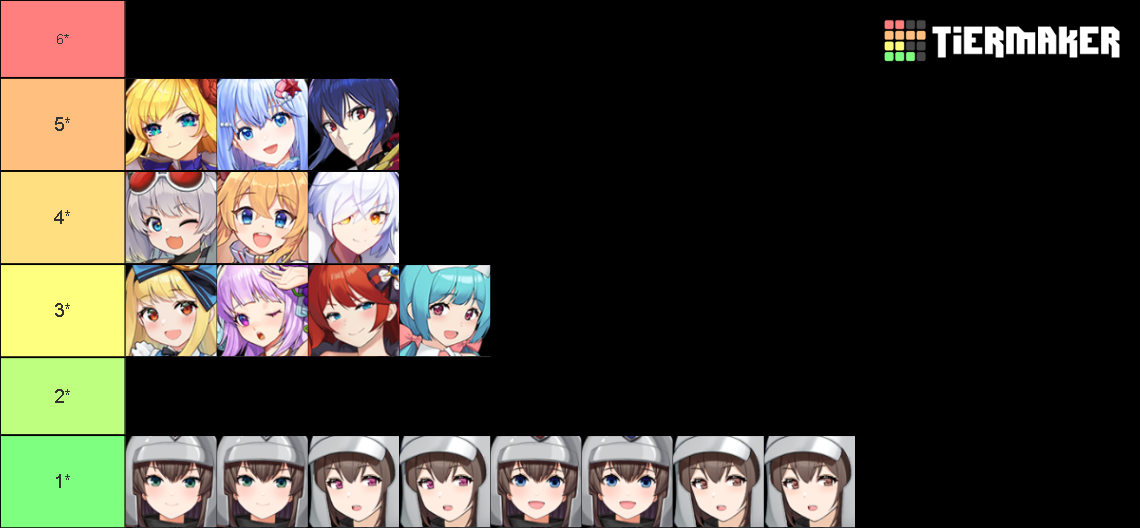 Merge Girls Tier List (Community Rankings) - TierMaker