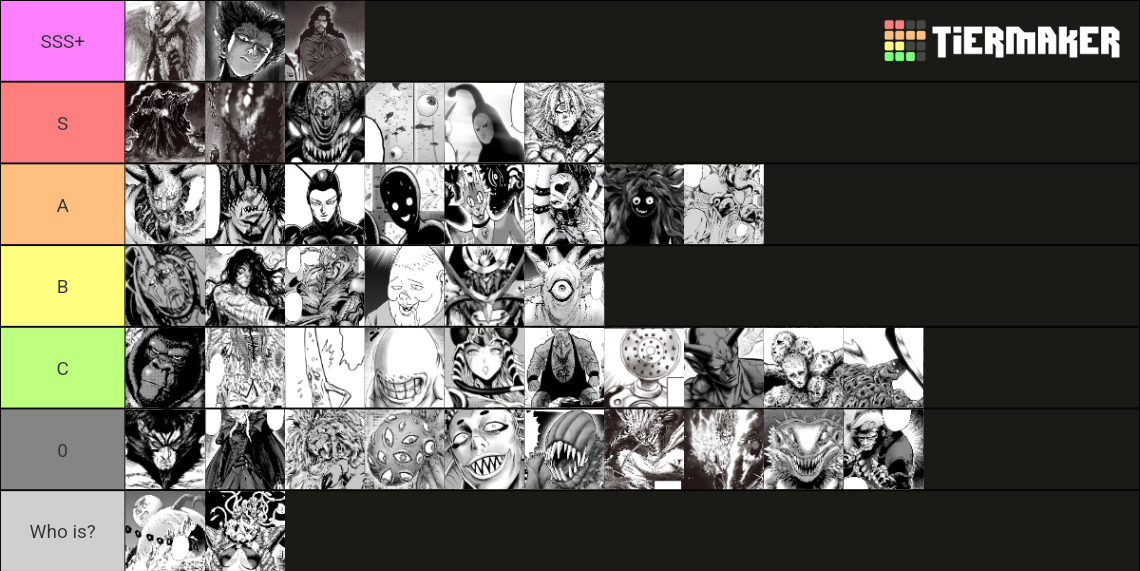 Opm villain Tier List (Community Rankings) - TierMaker