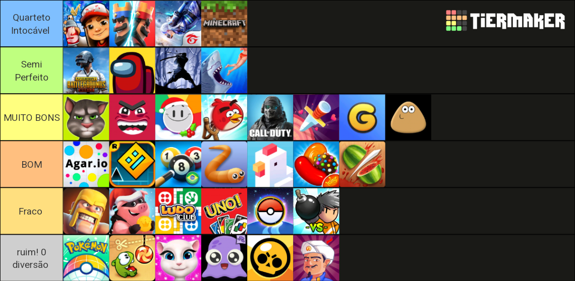 Jogos De Android Tier List (Community Rankings) - TierMaker