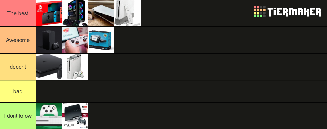 platform Tier List (Community Rankings) - TierMaker