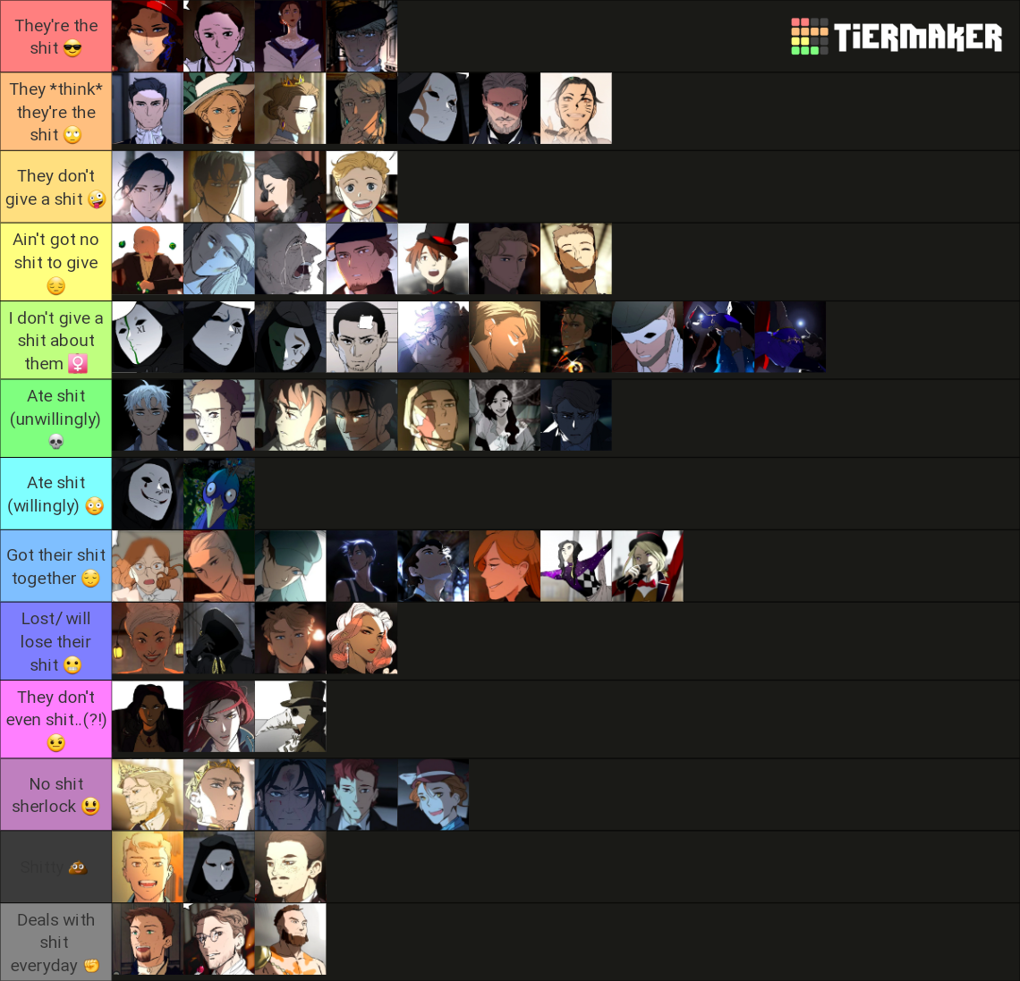 Purple Hyacinth Characters (S1 - S3 p1) v2 Tier List (Community ...