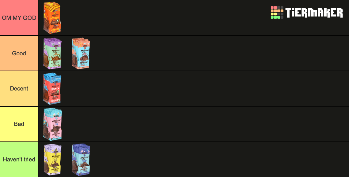 Mr Beast Feastables Chocolate Bars Tier List (Community Rankings ...