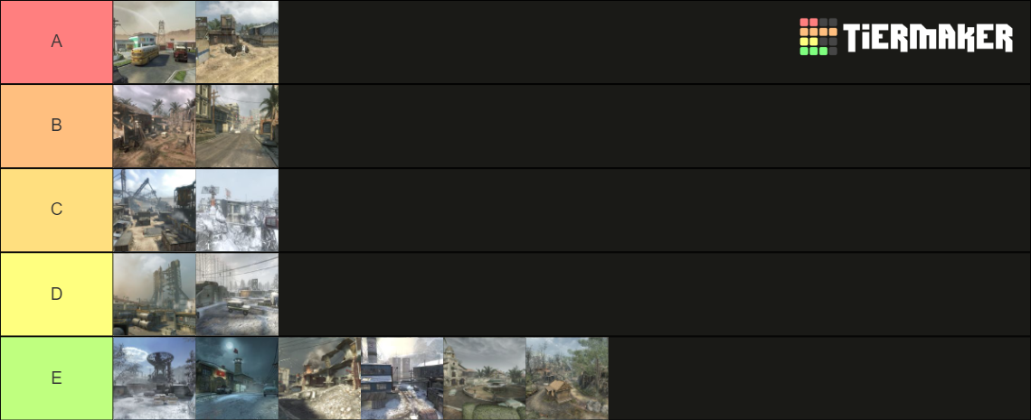 Black Ops 1 Multiplayer Maps Tier List (Community Rankings) - TierMaker