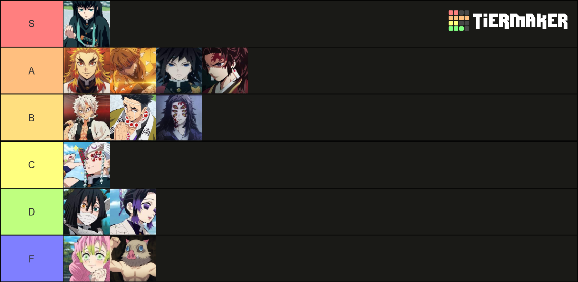 Demon fall, breathing, demon slayer, kimetsu no yaiba Tier List (Community Rankings) - TierMaker