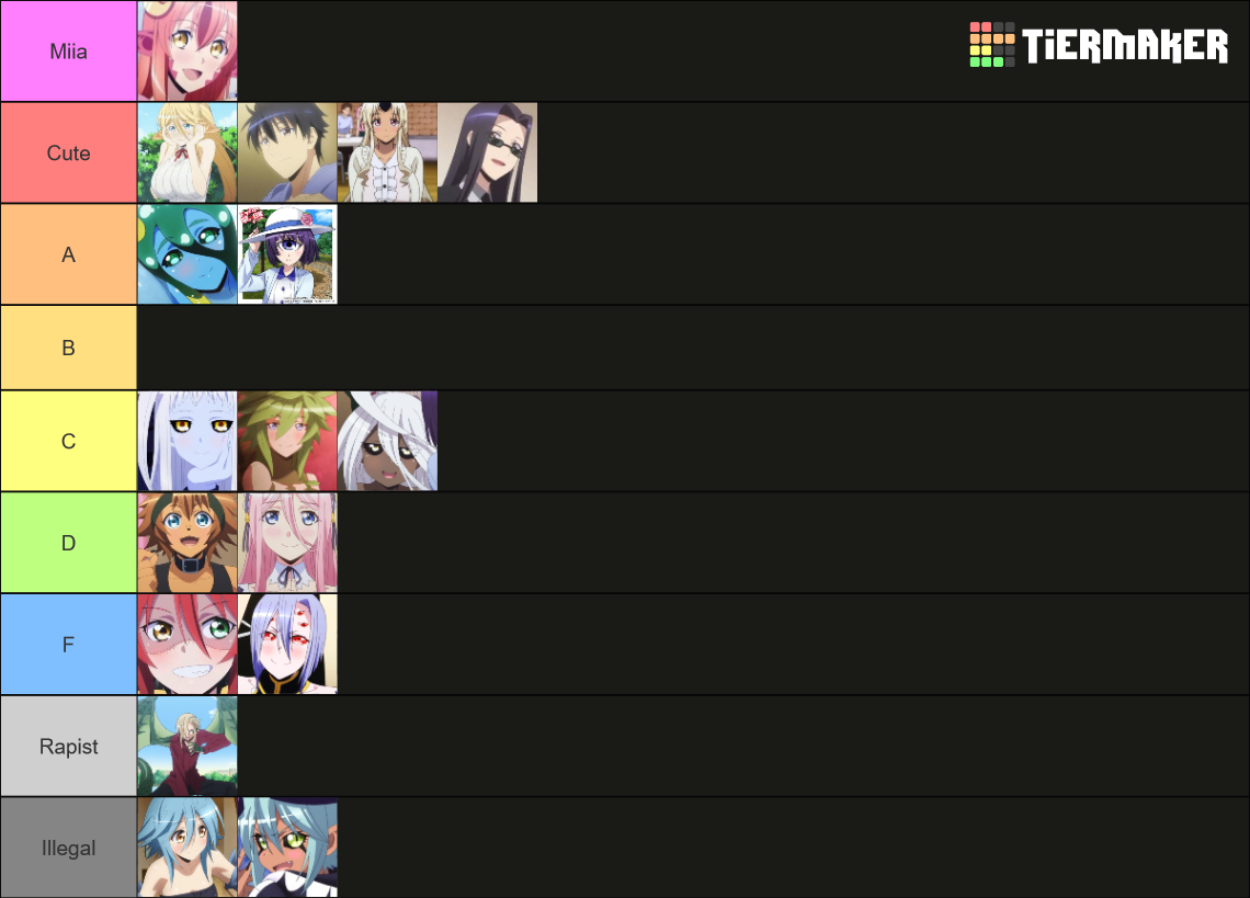 Monster Musume characters (Anime) Tier List (Community Rankings ...