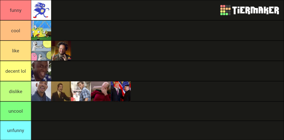 ALL MEMES Tier List (Community Rankings) - TierMaker