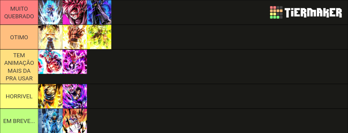 Dragon ball legends ultras Tier List (Community Rankings) - TierMaker