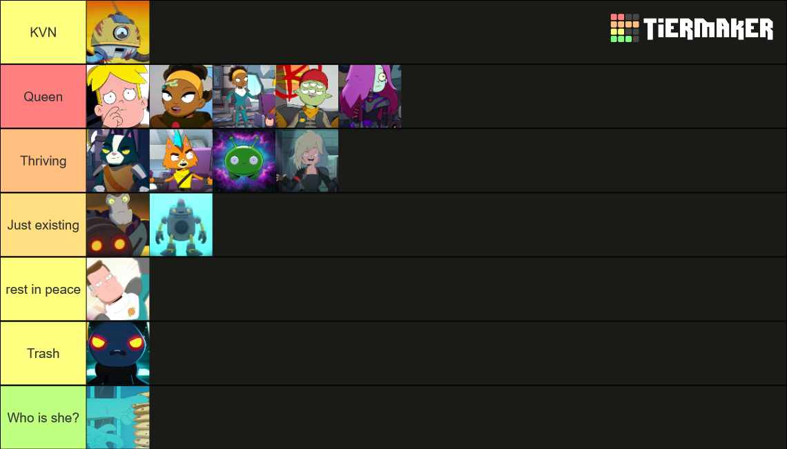 Final space characters Tier List (Community Rankings) - TierMaker