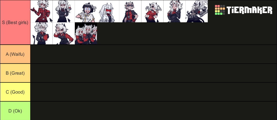 Helltaker Girl Tier List (Community Rankings) - TierMaker