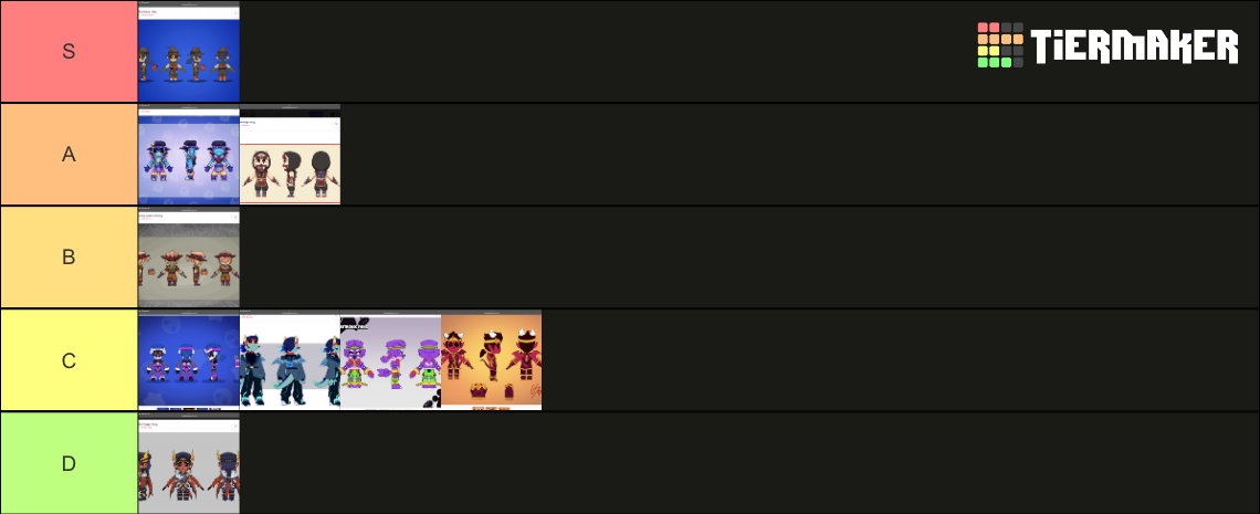 Fang skin Tier List (Community Rankings) - TierMaker