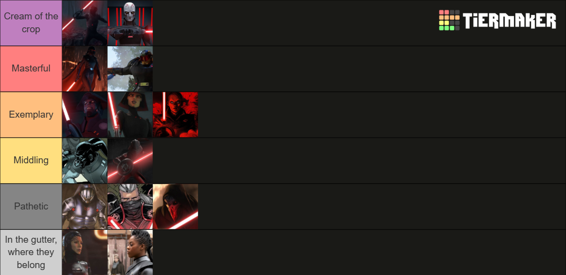 Star Wars: Inquisitor Powerscaling Tier List (Community Rankings ...