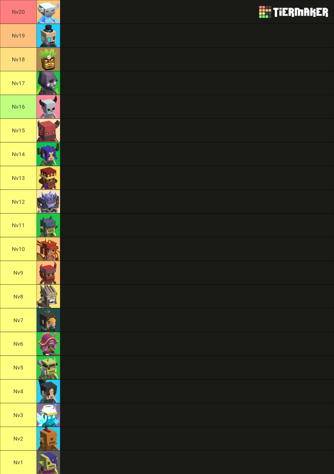 Hunt Royale Season 29 (70 hunters) Tier List (Community Rankings ...