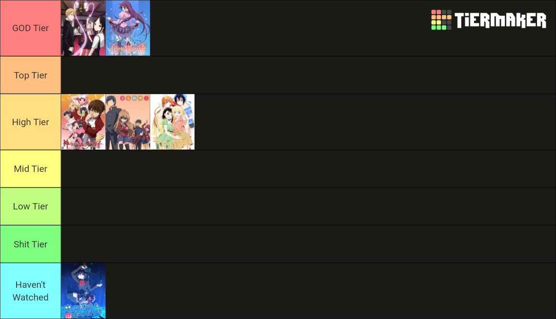Best Rom-Com Anime Tier List (Community Rankings) - TierMaker