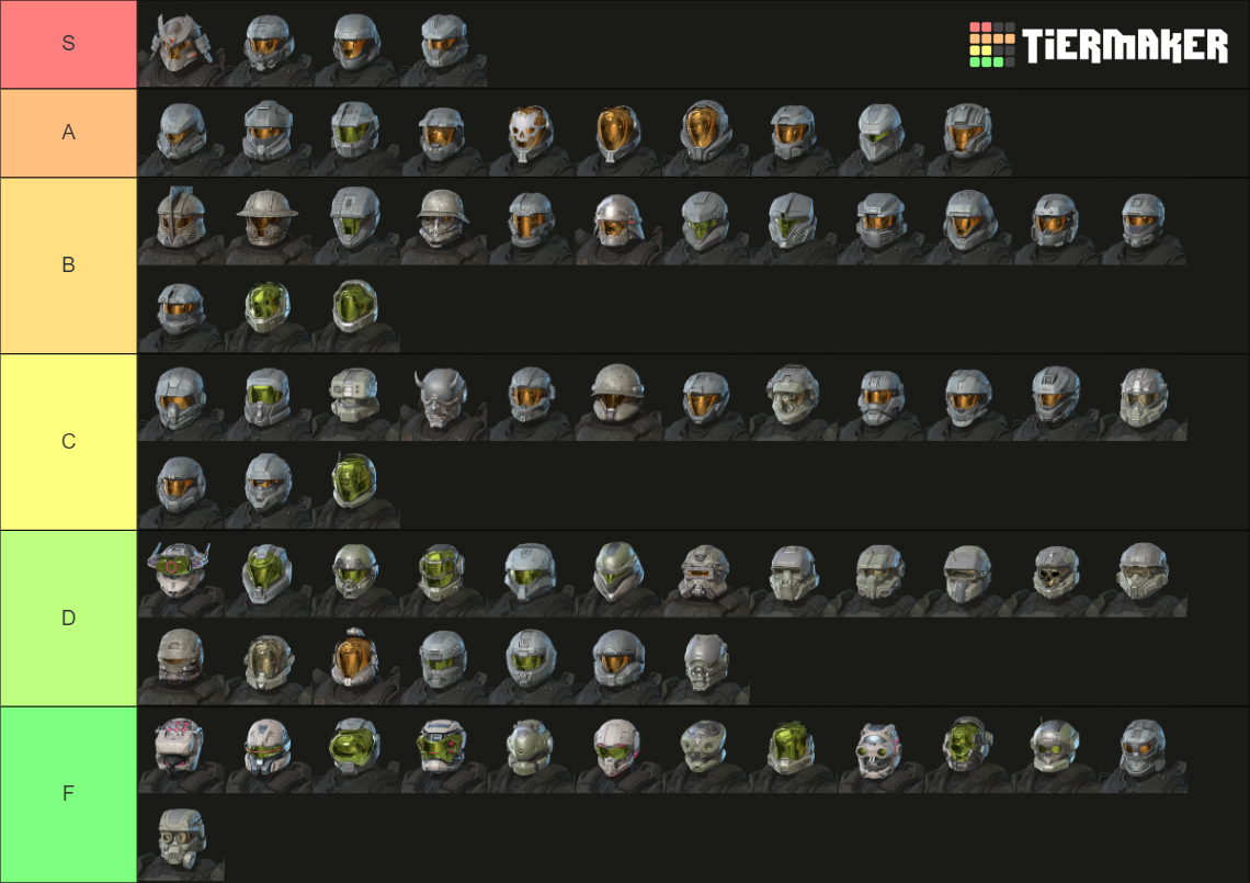 Halo Infinite Helmets (SEASON 3) Tier List (Community Rankings) - TierMaker