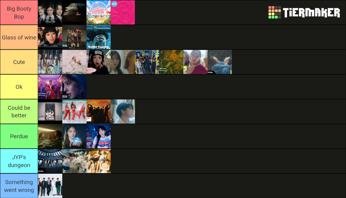 July 2023 comebacks Tier List (Community Rankings) - TierMaker July 2023 comebacks Tier List (Community Rankings) - TierMaker