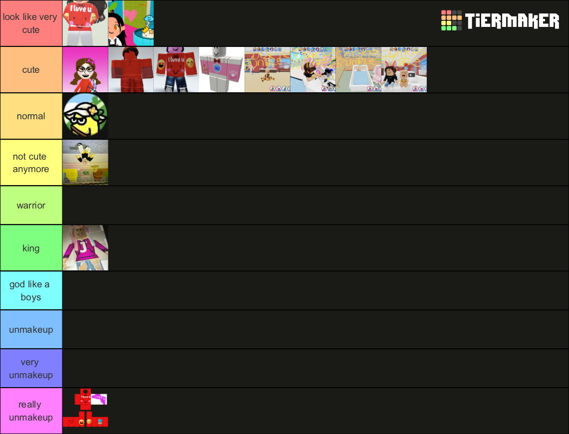 rank every cute pictures Tier List (Community Rankings) - TierMaker