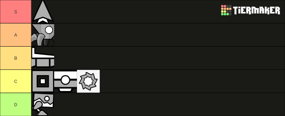 Geometry Dash Modes 2.1 Tier List (Community Rankings) - TierMaker