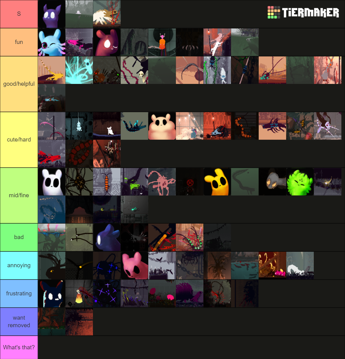 Rain World All Creatures (DP Spoilers) Tier List (Community Rankings ...