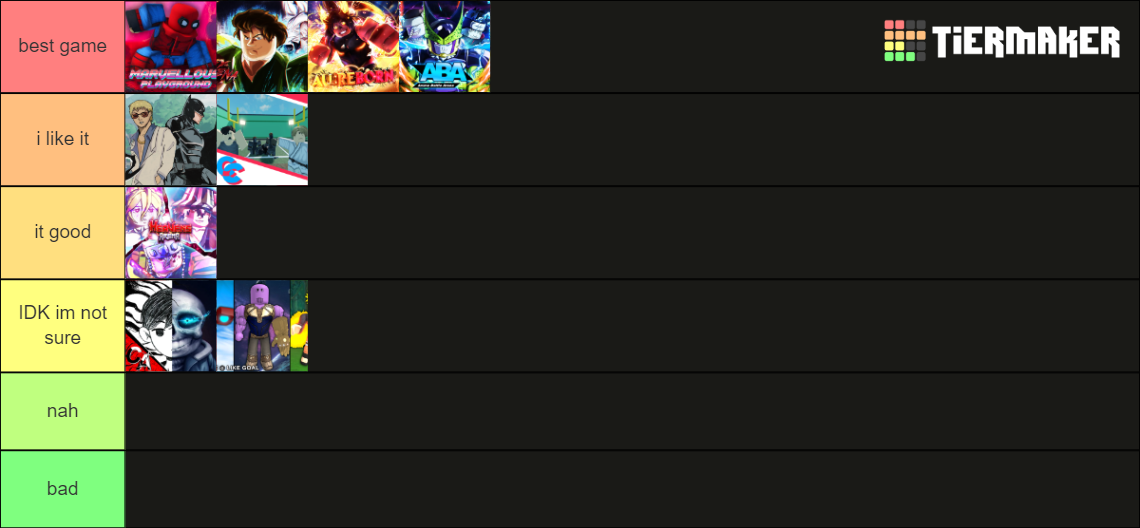 Crossover Fighting Game in Roblox Tier List (Community Rankings ...