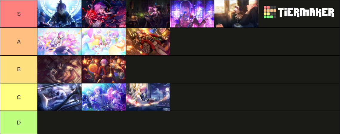 project sekai rui cards Tier List (Community Rankings) - TierMaker