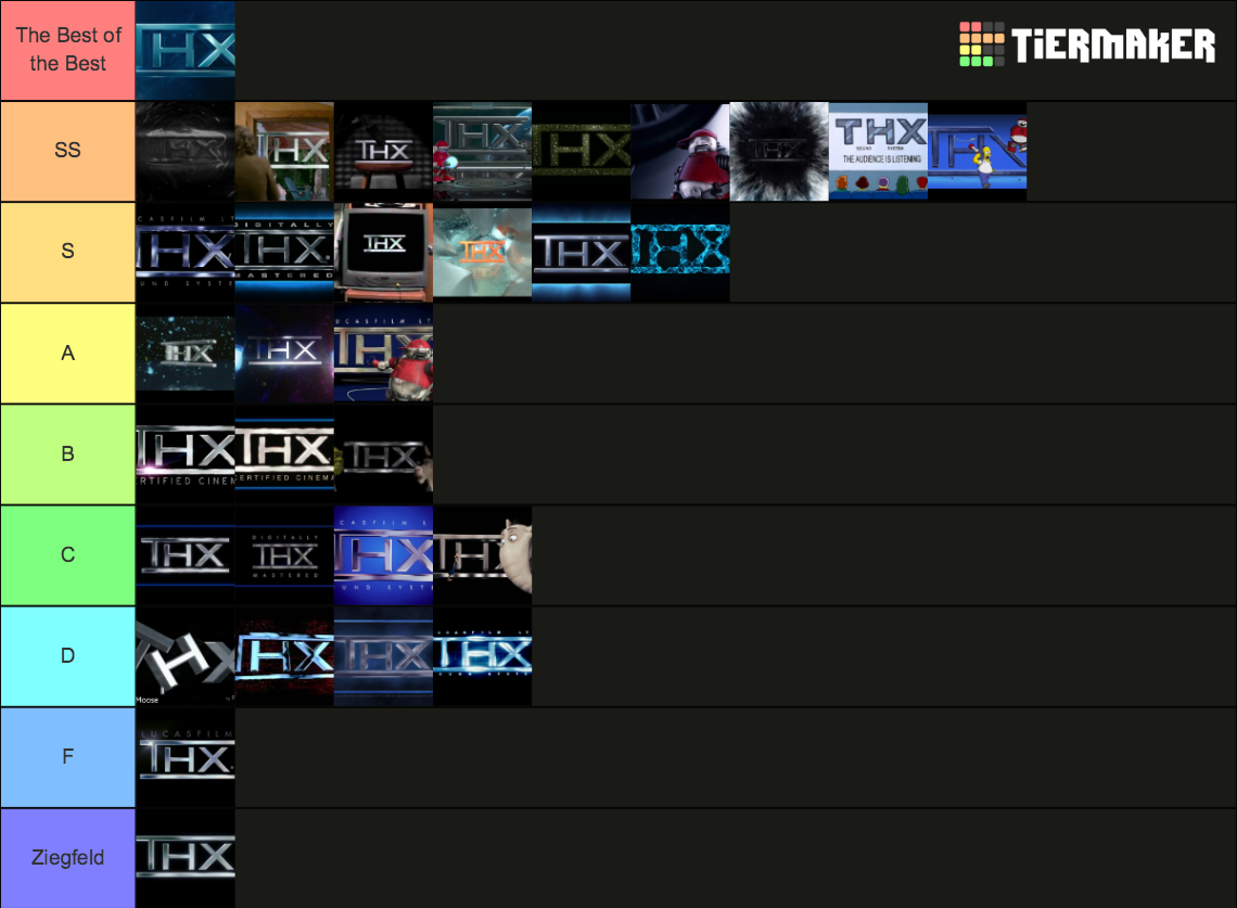 THX Logos Tier List (Community Rankings) - TierMaker