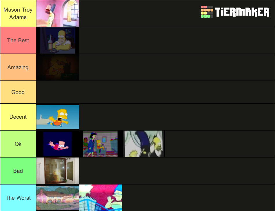 Dead Bart Remakes Tier List (Community Rankings) - TierMaker