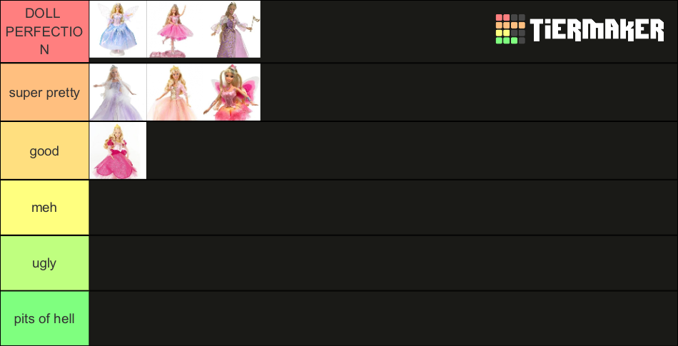 Barbie Movie Dolls Tier List (Community Rankings) - TierMaker