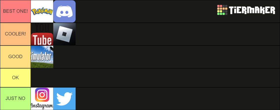 SOCIAL MEDIA TIER LIST Tier List (Community Rankings) - TierMaker