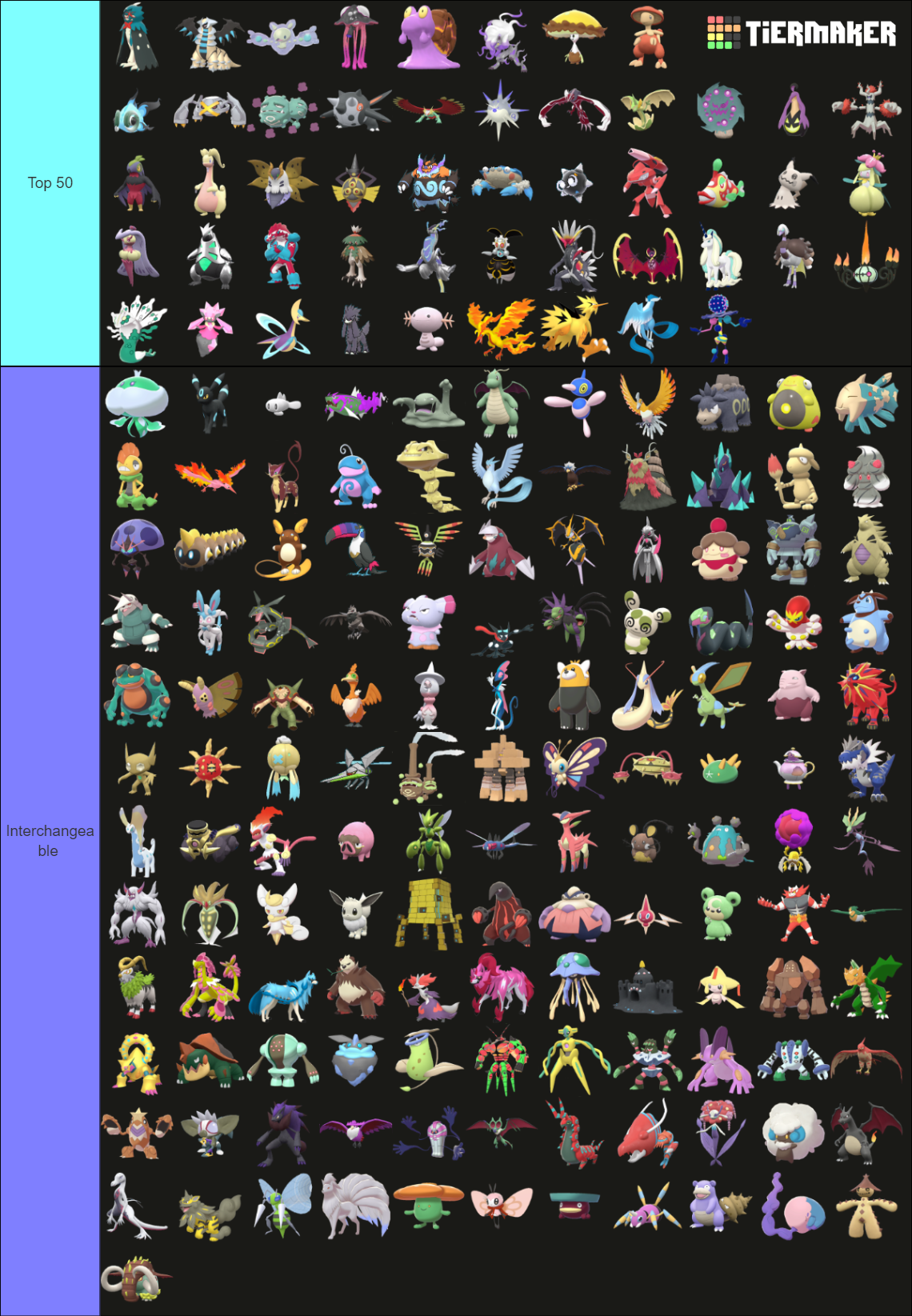 all gen 1 to 9 shiny pokemon Tier List (Community Rankings) - TierMaker