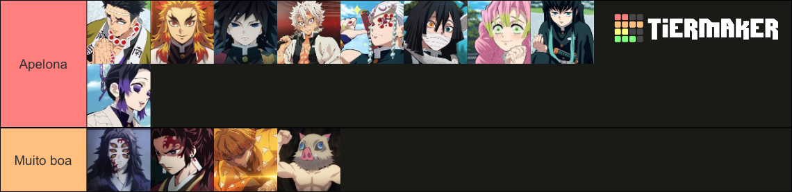 Demon fall, breathing, demon slayer, kimetsu no yaiba Tier List ...