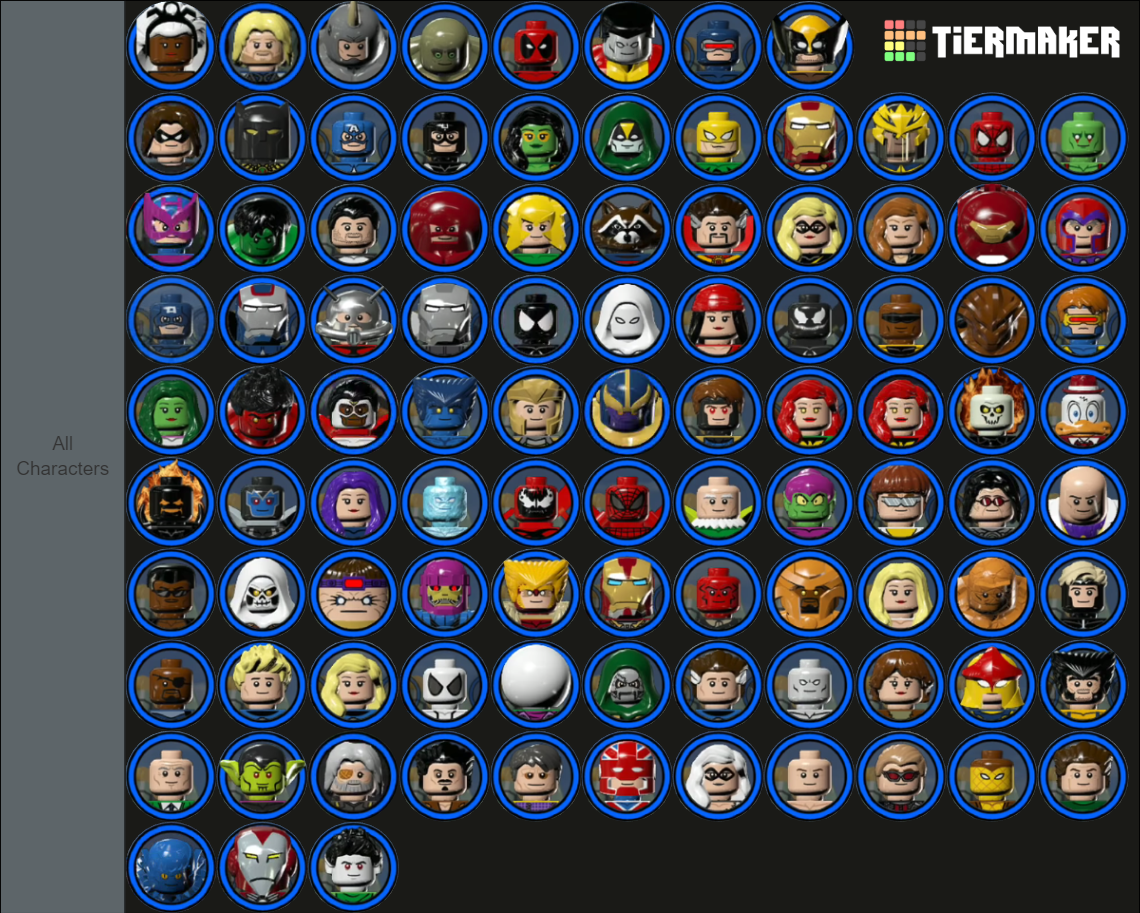 LEGO MARVEL Superheroes Character Tier List (Community Rankings ...